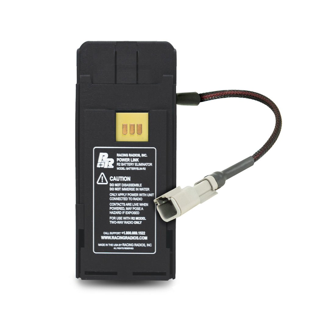 Racing Radios R2 Power Link - Battery Eliminator for Motorola R2 Radios